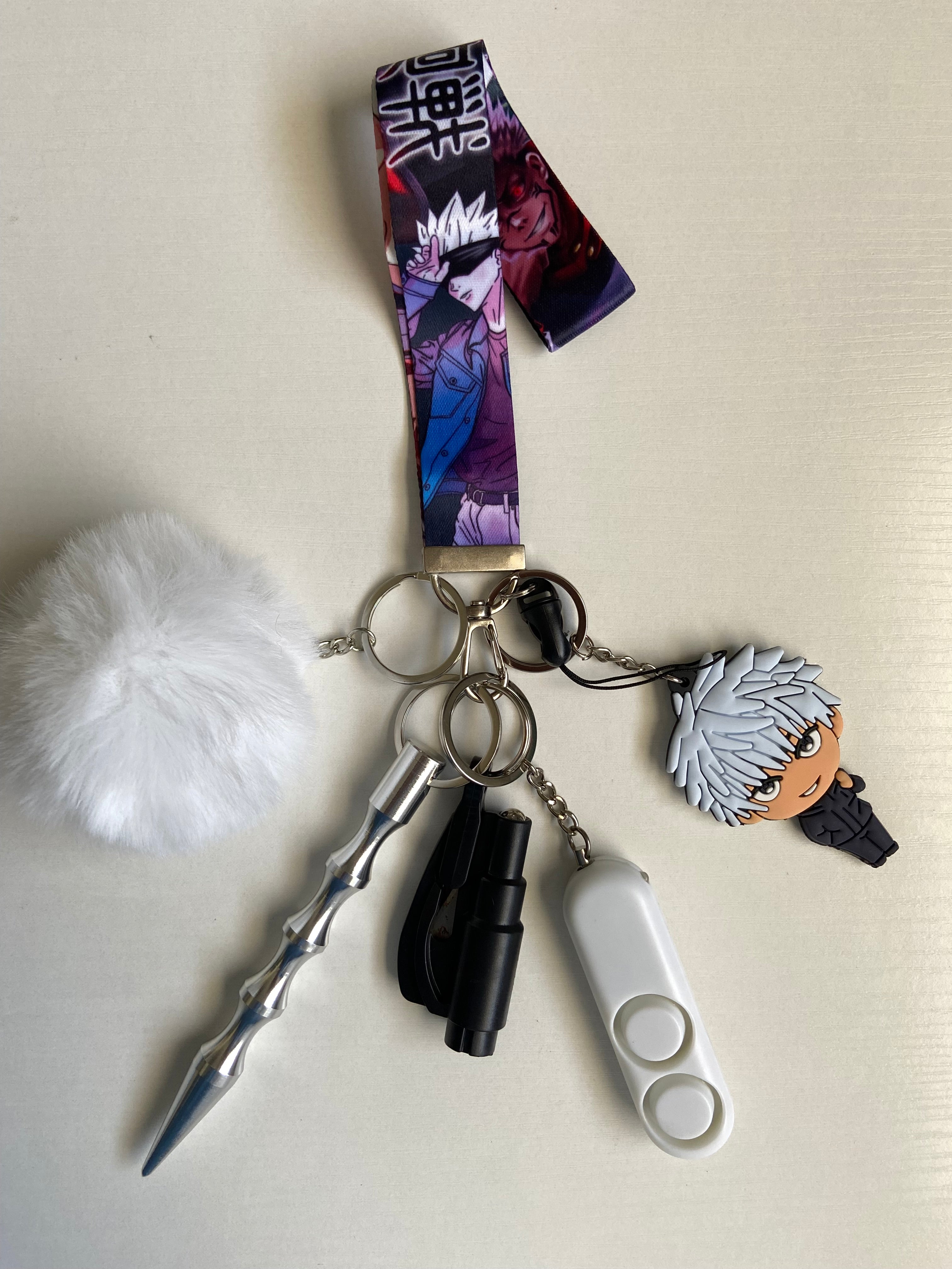 Safety Keychain - Jujutsu- gojo – otakubait
