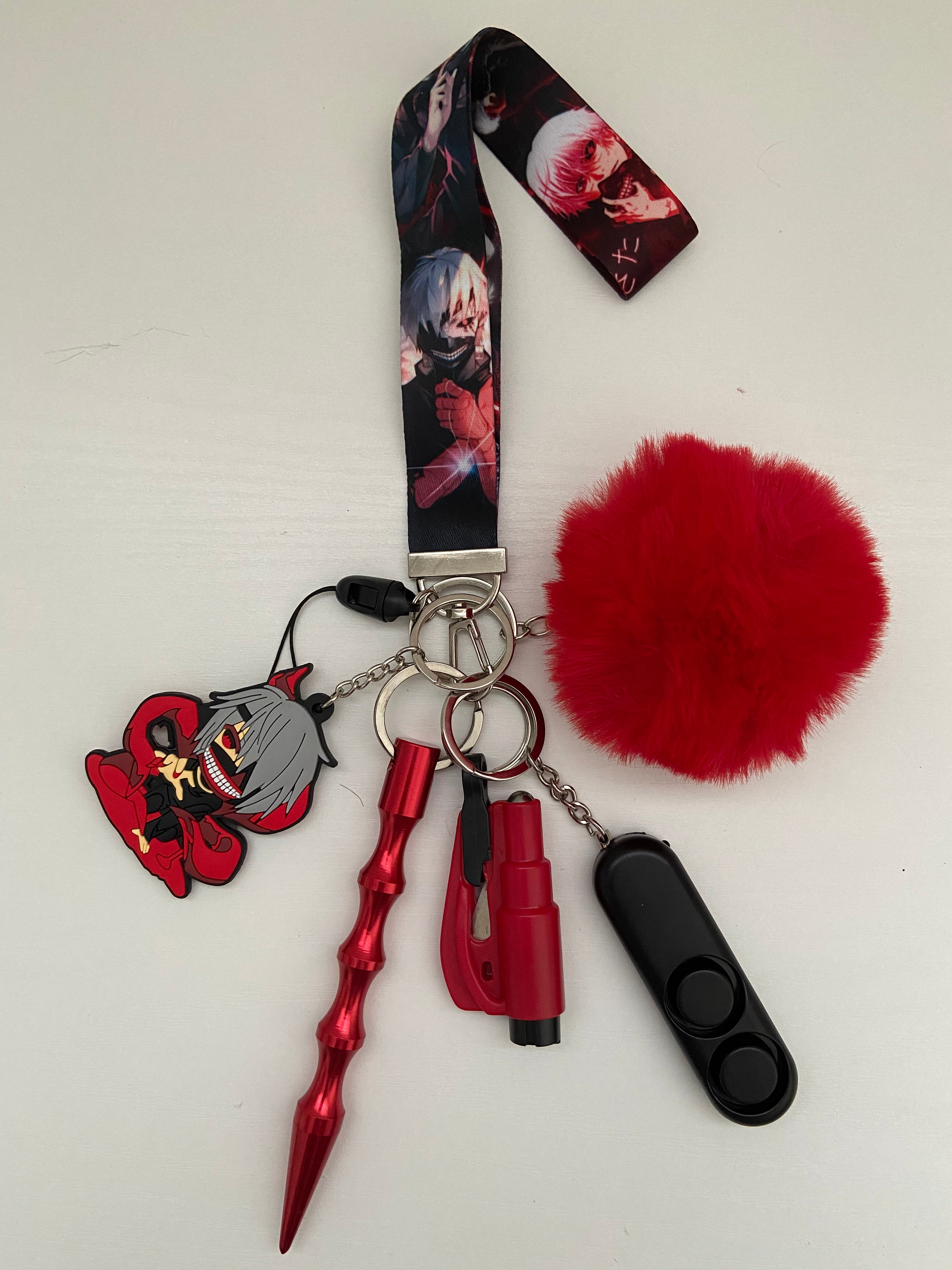 Safety Keychain -Ken kaneki (Tokyo Ghoul) – otakubait